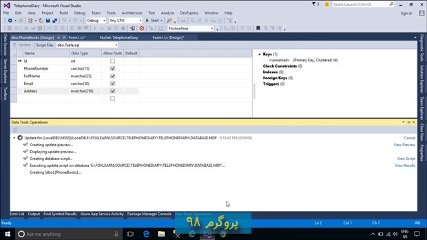 فیلم آموزش Insert و Update و Delete و جستجوی داده از local database با ...