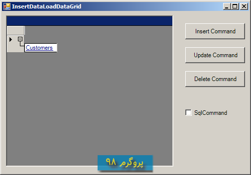 کد Insert داده و reload آن در datagridview با OleDbCommandBuilder در سی ...