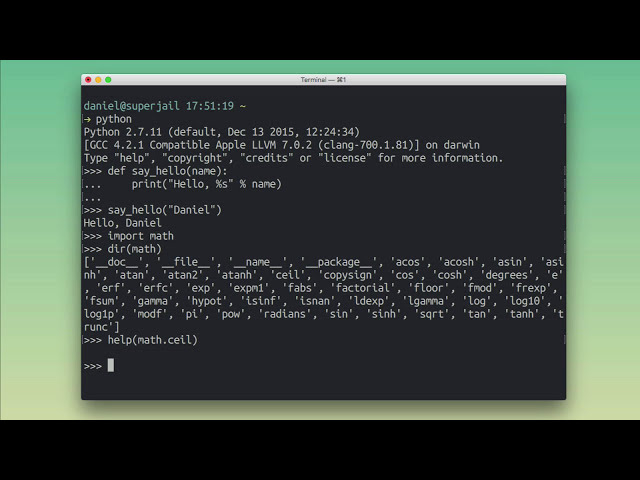 فیلم آموزشی: یک REPL بهتر پایتون – bpython در مقابل مفسر پایتون با ...