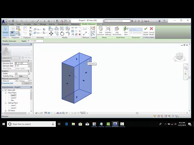 فیلم آموزشی: نحوه استفاده از Void Extrusion Command در Revit - فیلم های ...