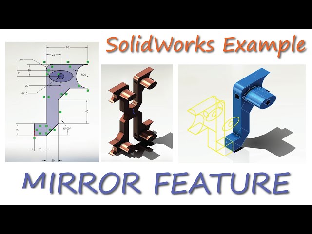 فیلم آموزشی: ویژگی SolidWorks MIRROR مثال 1 در دقیقه! با زیرنویس فارسی ...