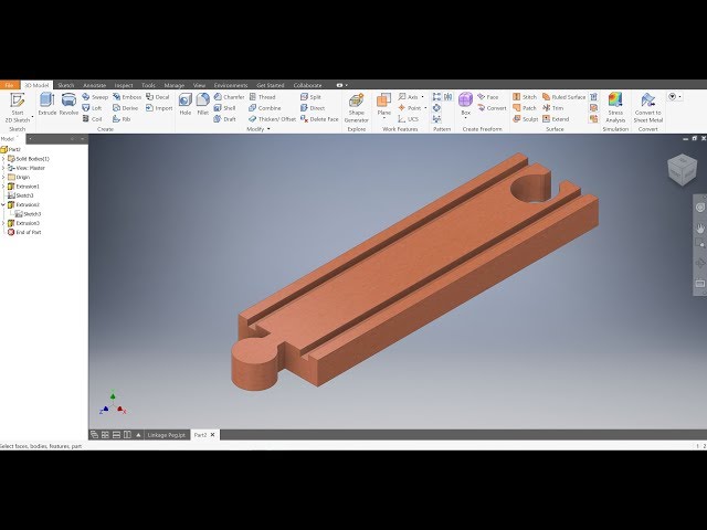 فیلم آموزشی: Autodesk Inventor 2019 - Train Train - Train Project ...