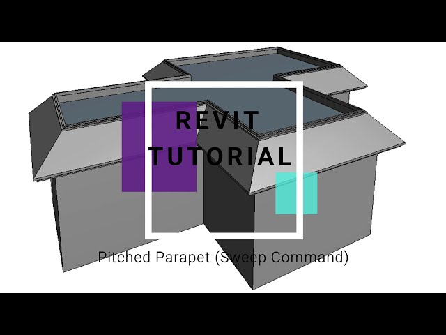 فیلم آموزشی: Revit Tutorial - Pitched Parapet (Sweep Command) با ...