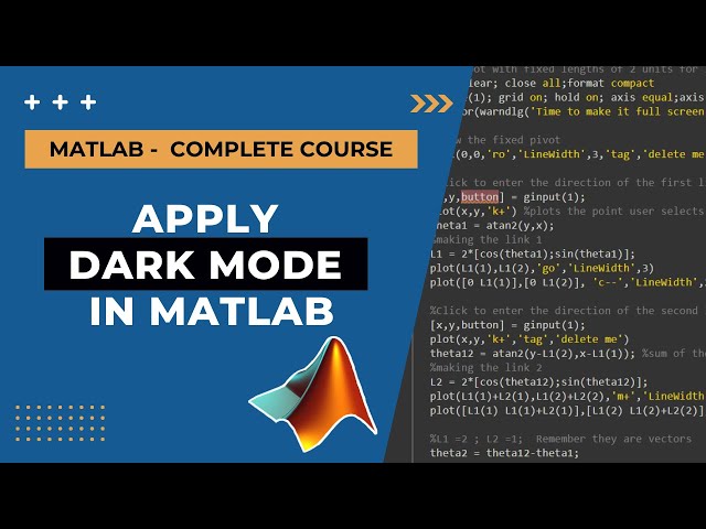 فیلم آموزشی: 2. نحوه اعمال Dark Mode/Dark Theme در Matlab | آموزش متلب ...
