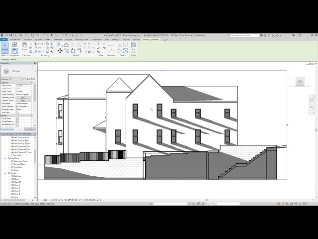 فیلم آموزشی: 13 Revit Shadow Elevations - فیلم های آموزش نرم افزارهای ...